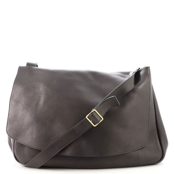 The Row | Bags | The Row Mail Bag Leather Large Black | Poshmark